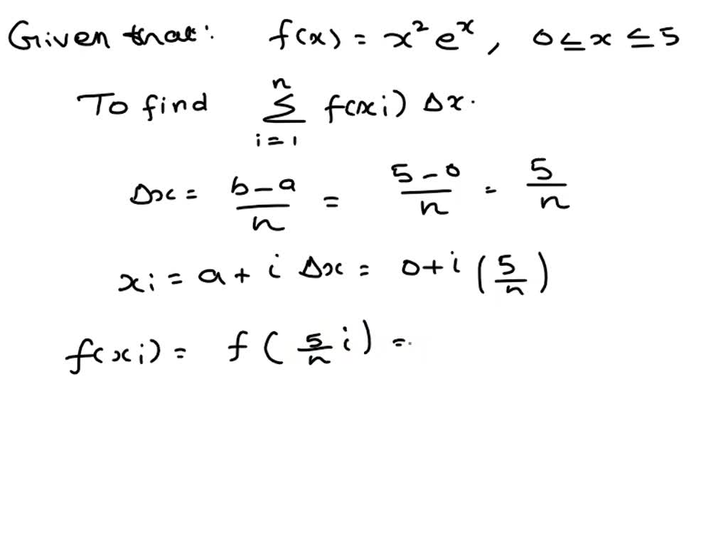 SOLVED: Use this definition with right endpoints to find an expression for the area under the ...