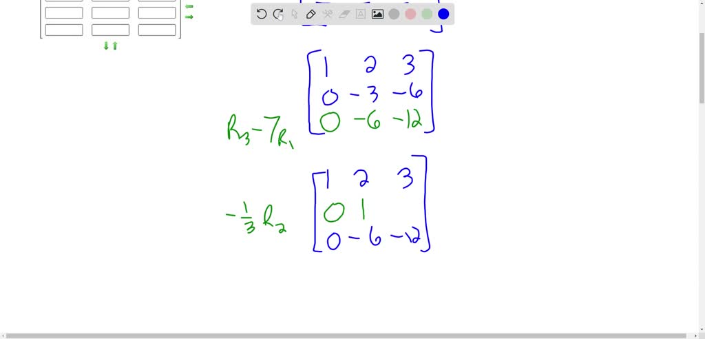 SOLVED: Find the reduced row echelon matrix that is row-equivalent to the given matrix