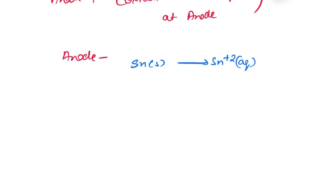 SOLVED: 29 Draw and label voltaic cell with the following half cells ...