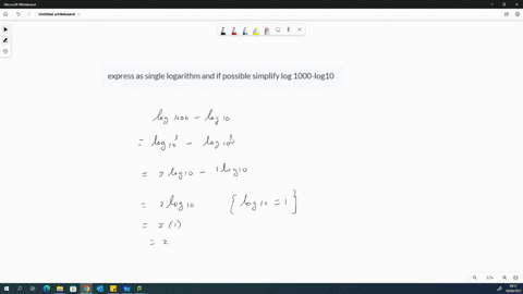SOLVED: log10 0.000001