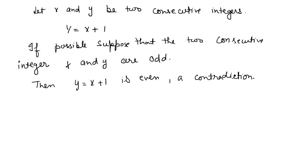 SOLVED: Prove that there is no largest odd positive integer. (proof by ... SOLVED: Prove that there is no largest odd positive integer. (proof by ...