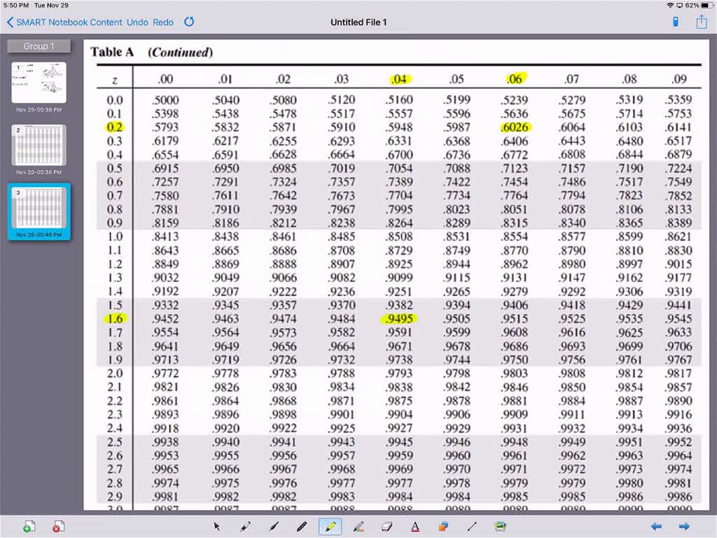 SOLVED: In finding the probabilities and percentiles under the normal curve, use the z-Table ...