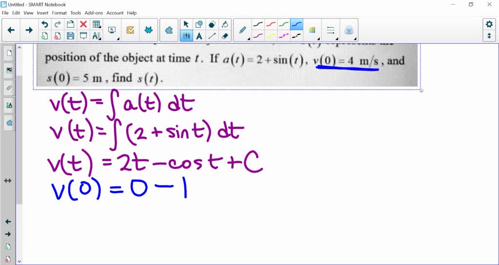 SOLVED: The velocity components of an object moving in the xy-plane are Vx = 11 + 2t (m/s) and ...