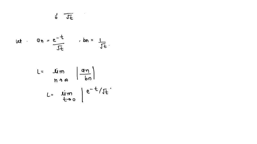 SOLVED: 19. Investigate the following integrals if they converge or ...