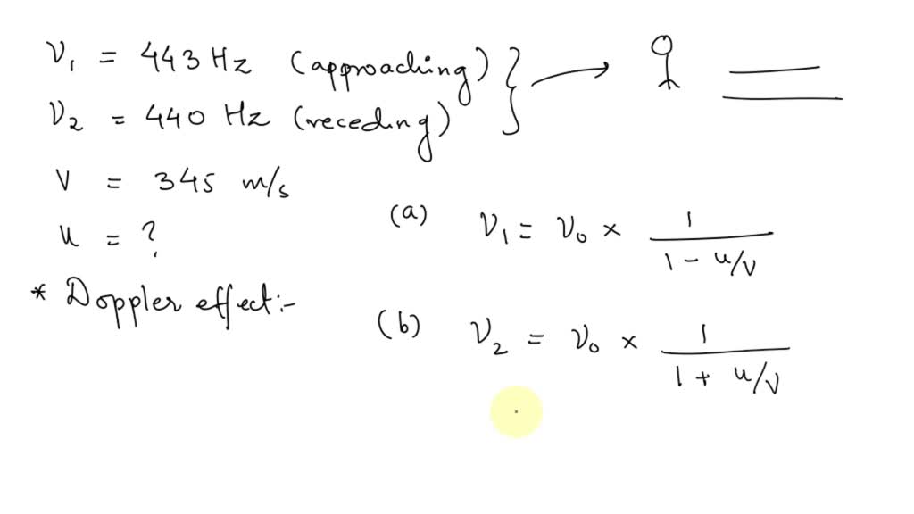 SOLVED: An alert physics student stands beside the tracks as a train ...