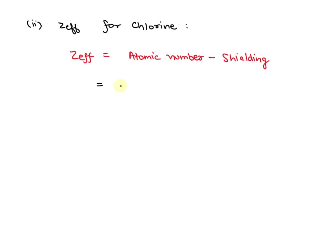 SOLVED: Using Slater's Rules, calculate the shielding constant for ...