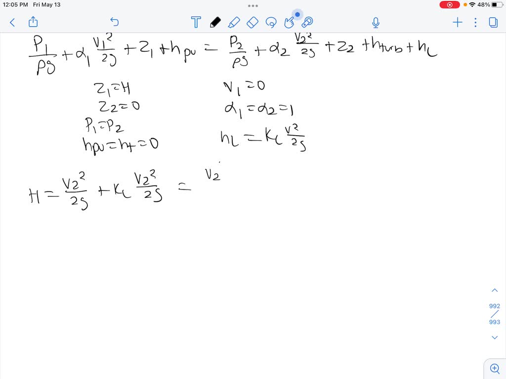 Consider flow from a water reservoir through a circular hole of ...