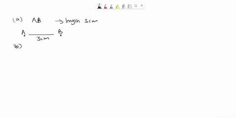 Draw a line segment pq of length 53 cm and draw its...