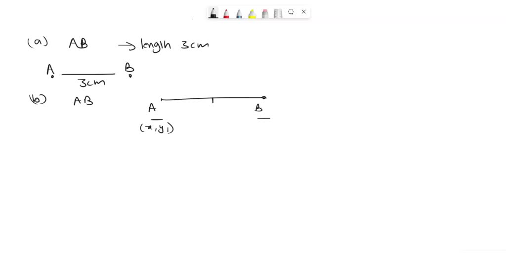 SOLVED: Draw a line 6.5 cm draw its perpendicular bisector Draw an ...