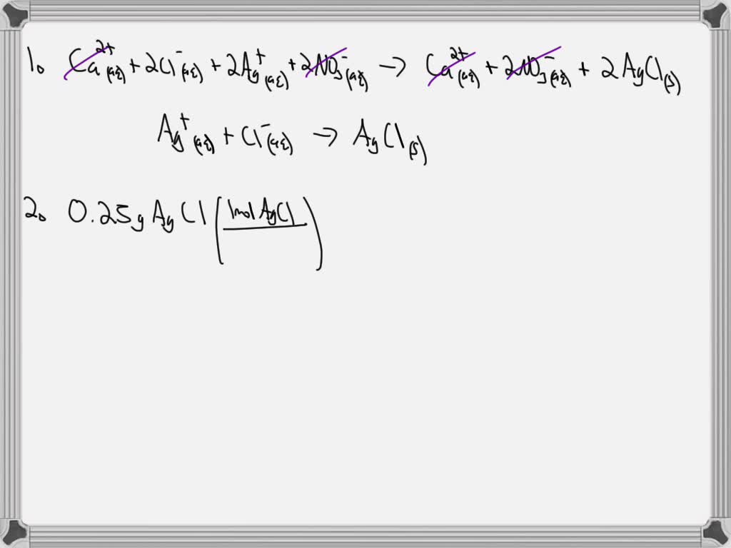 SOLVED: In order to determine the concentration of an unknown solution ...