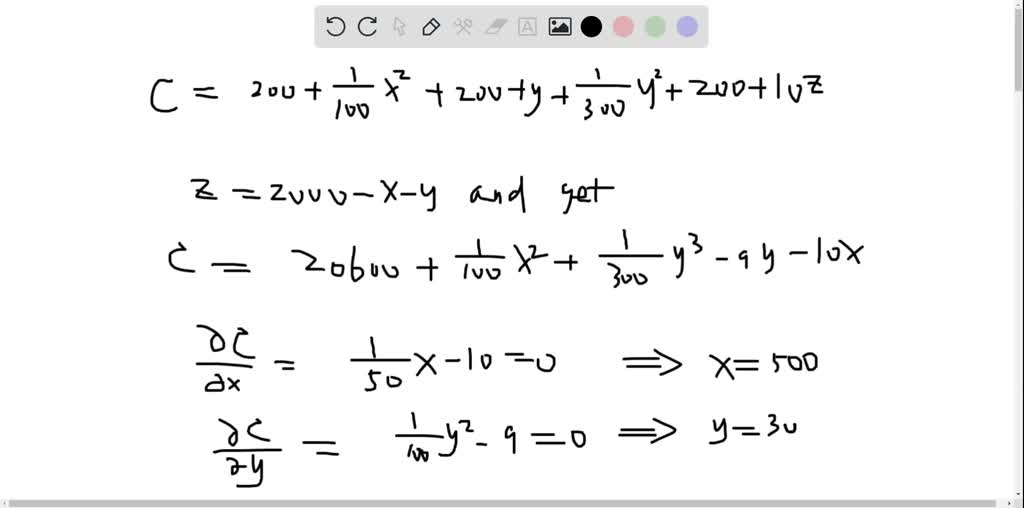 SOLVED: A firm has three factories producing the same item. Let z, y ...