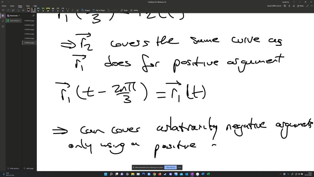 SOLVED: Texts: Two perpendicular equations have the expressions 𝑥 = sin ...