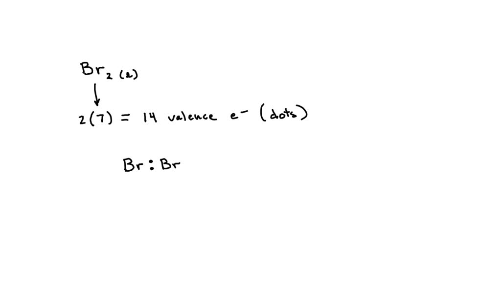 SOLVED: Br2 liquid molecule structure