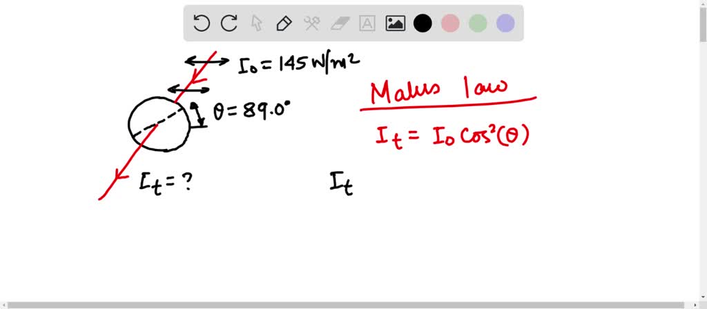 SOLVED: If you have completely polarized light of intensity 145 W/m2 ...