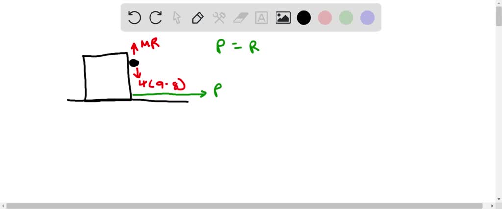 SOLVED: 2) large cube of mass 25 kg is being accelerated across a horizontal frictionless ...