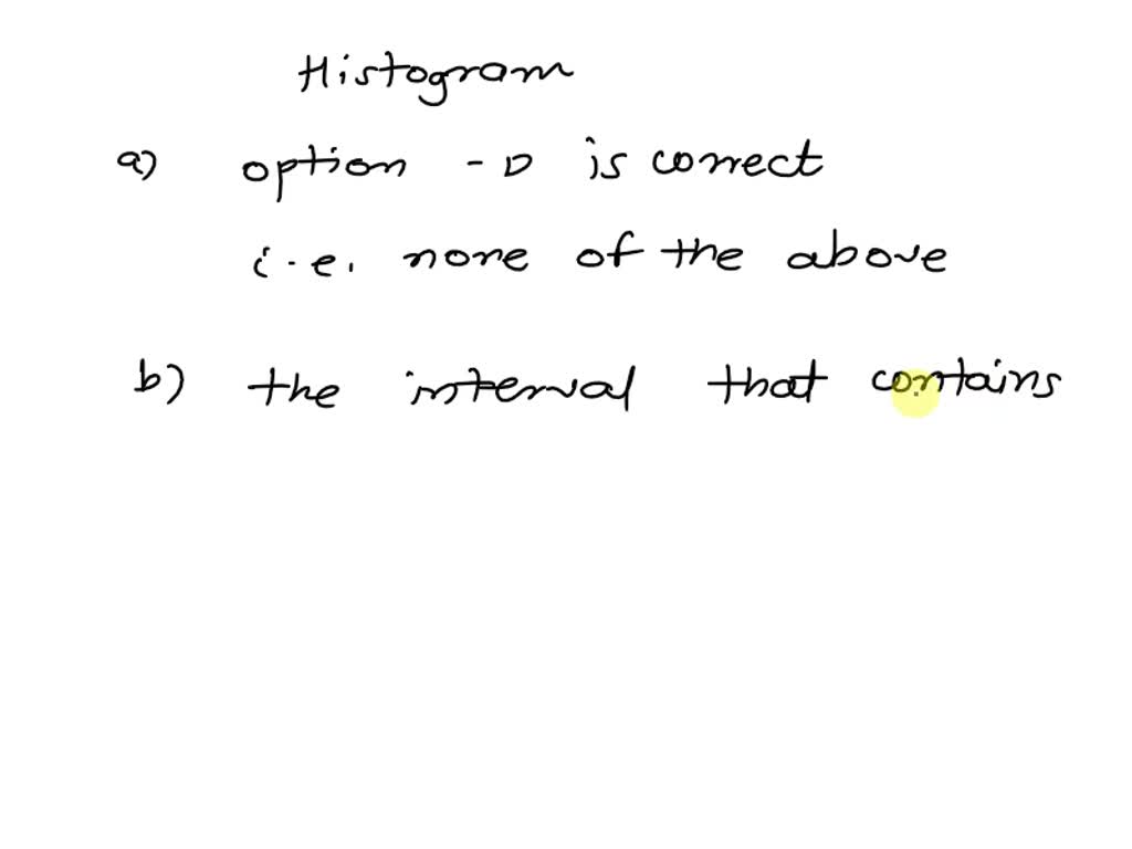 SOLVED: point) Consider the histogram given below: ( Click on the image for a larger view: ) 20 ...