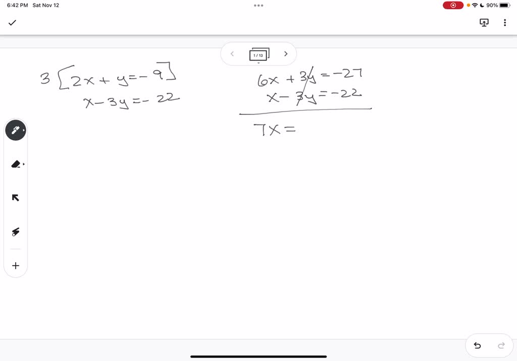 SOLVED: Two equations and their graphs are given. Find the intersection point of the graphs by ...