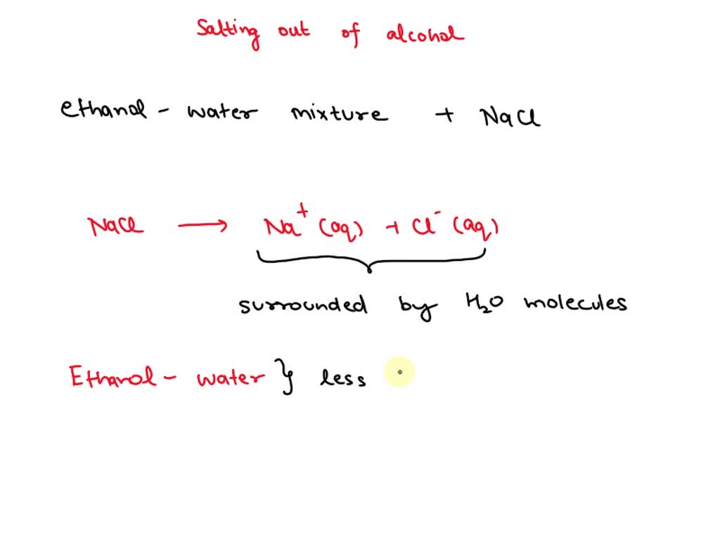 SOLVED: 4. Two layers are observed when sodium chloride is added t0 the ...