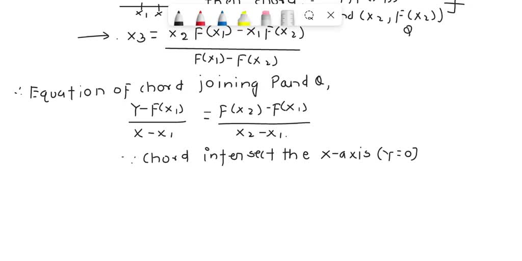 SOLVED: 0.14 Double False Position (a) One of the oldest methods for ...