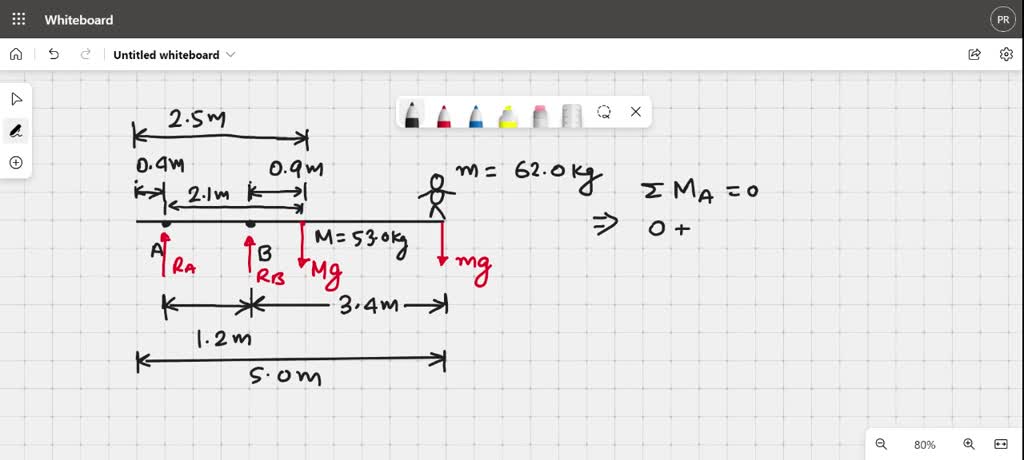 The diving board shown below has a cross-section of 600 x 45 mm with E ...