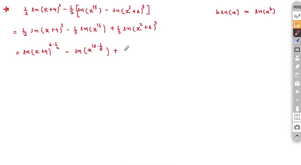 Solved Logarithms Laws 
