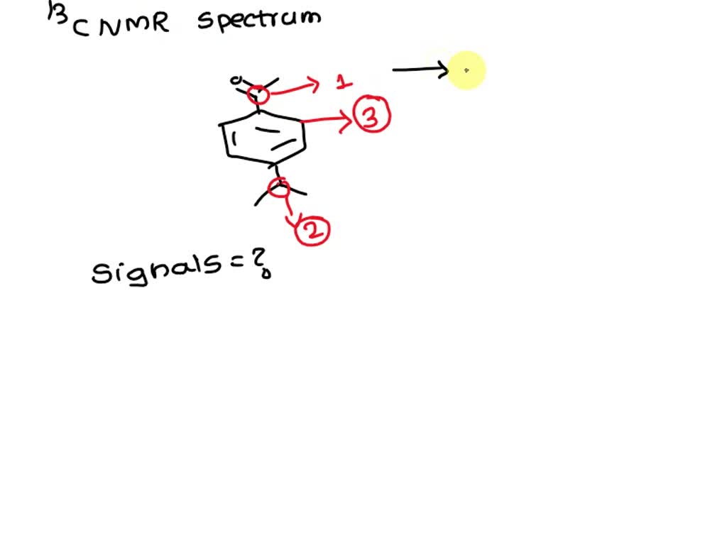 SOLVED: How many signals will appear in the 13C NMR spectrum of the compound shown above? Enter ...