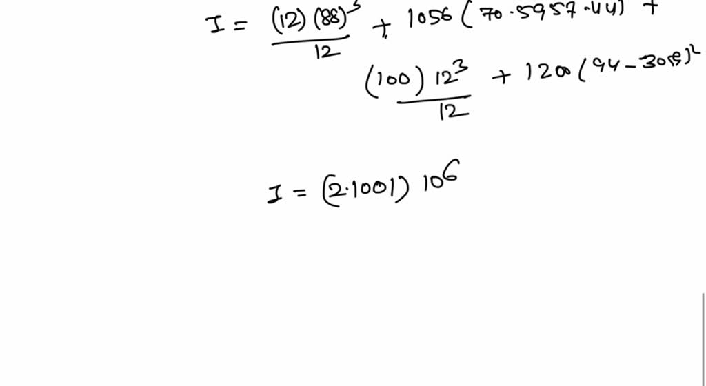 SOLVED: Q5: Determine the shape factor of the T-Section shown in Figure ...