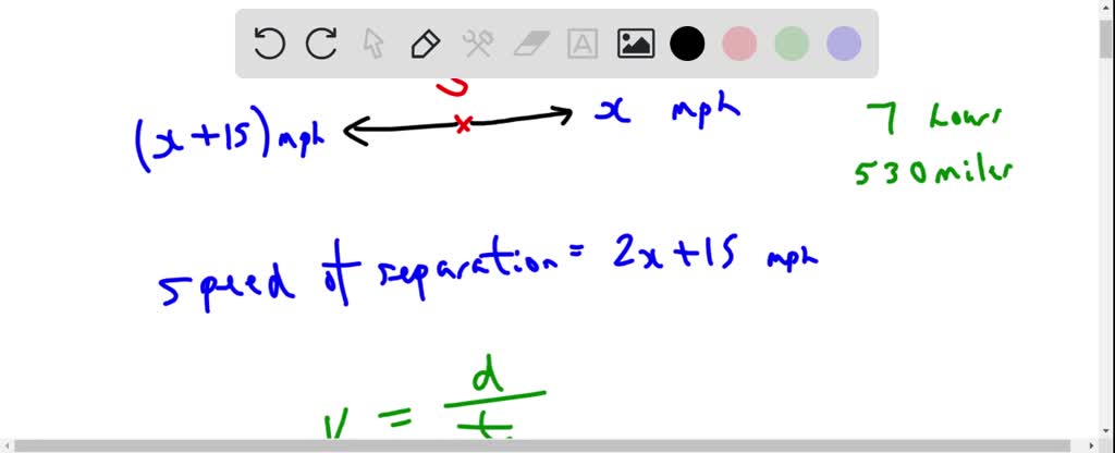 SOLVED: Two trains leave the station at the same time heading in opposite directions: The first ...
