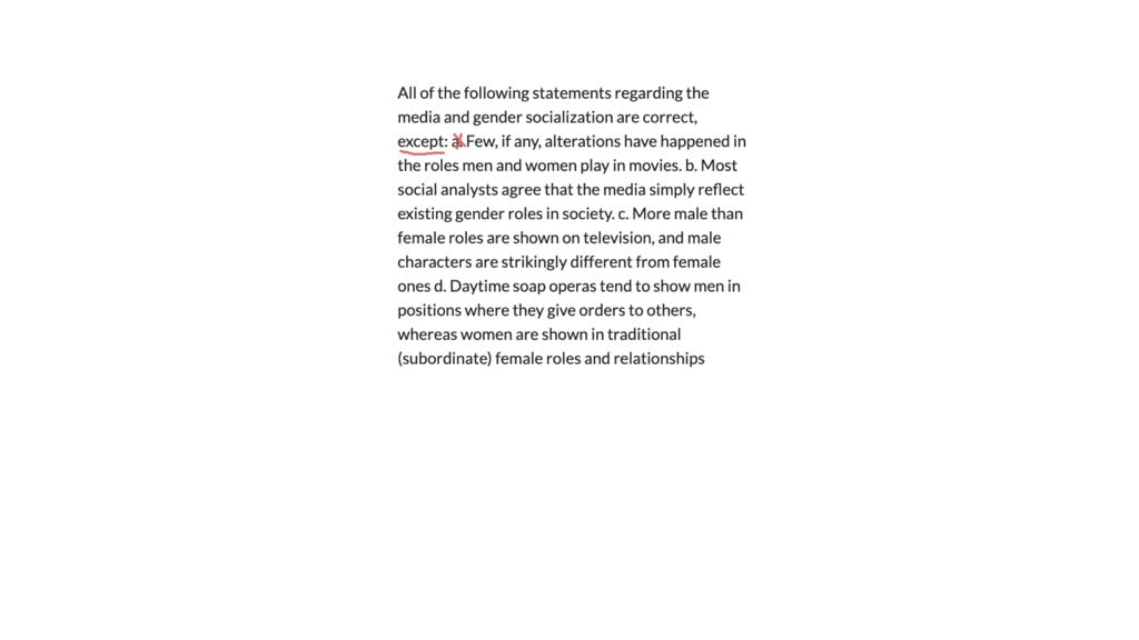 SOLVED: Which of the following implications of cultivation theory and ...