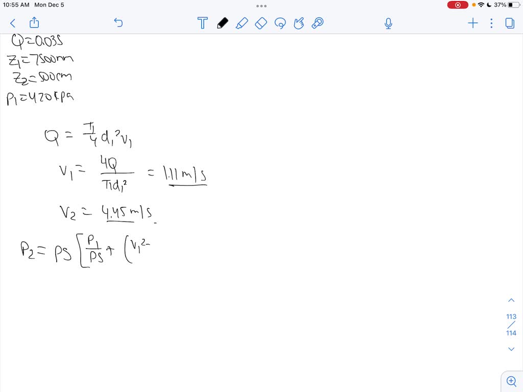 'A valve is suddenly closed in 200 mm diameter pipe: The increase in ...