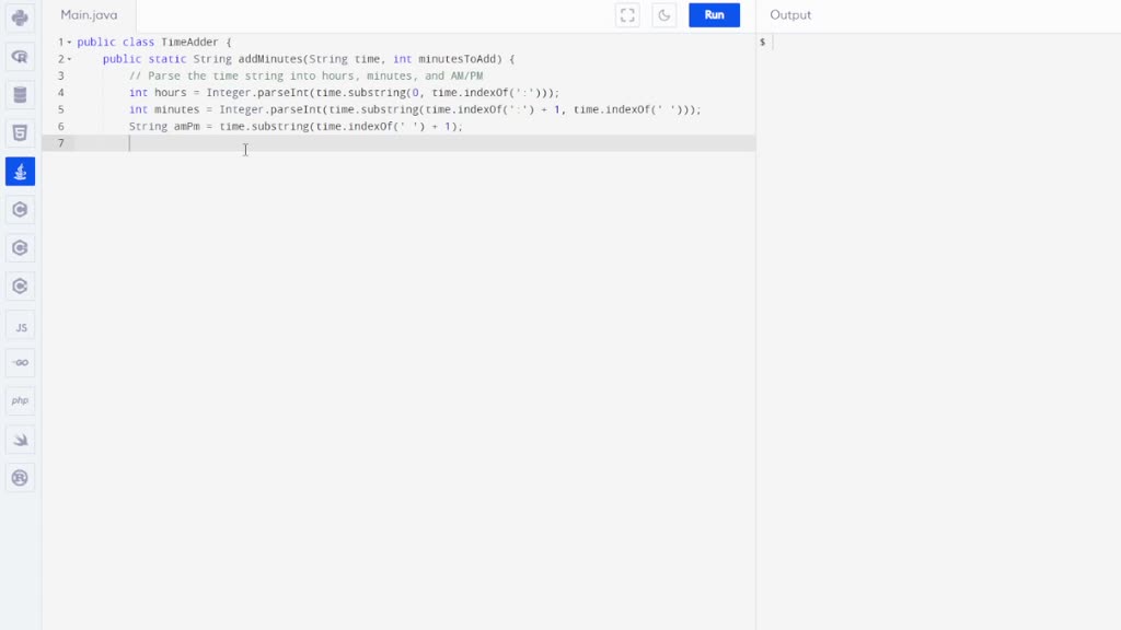 Solved Implement A Java Class Named Clock That Represents A Digital Clock In 24 Hour Format