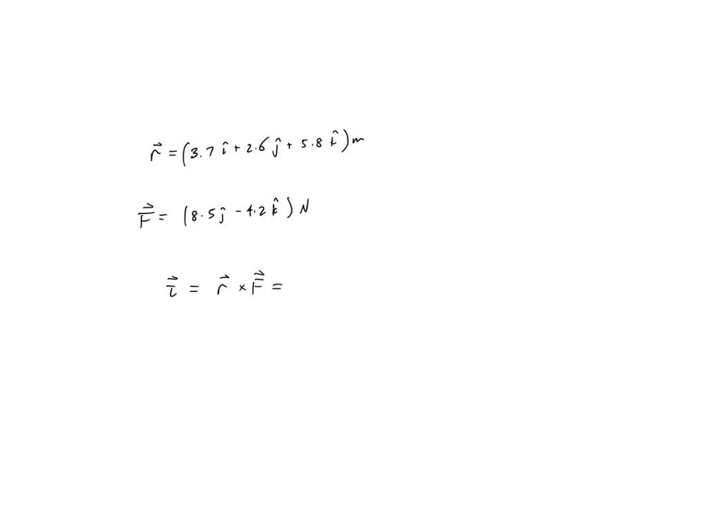 SOLVED: Texts: Part A A particle is located at i = 4.2 + 2.9 + 6.2 km ... SOLVED: Texts: Part A A particle is located at i = 4.2 + 2.9 + 6.2 km ...