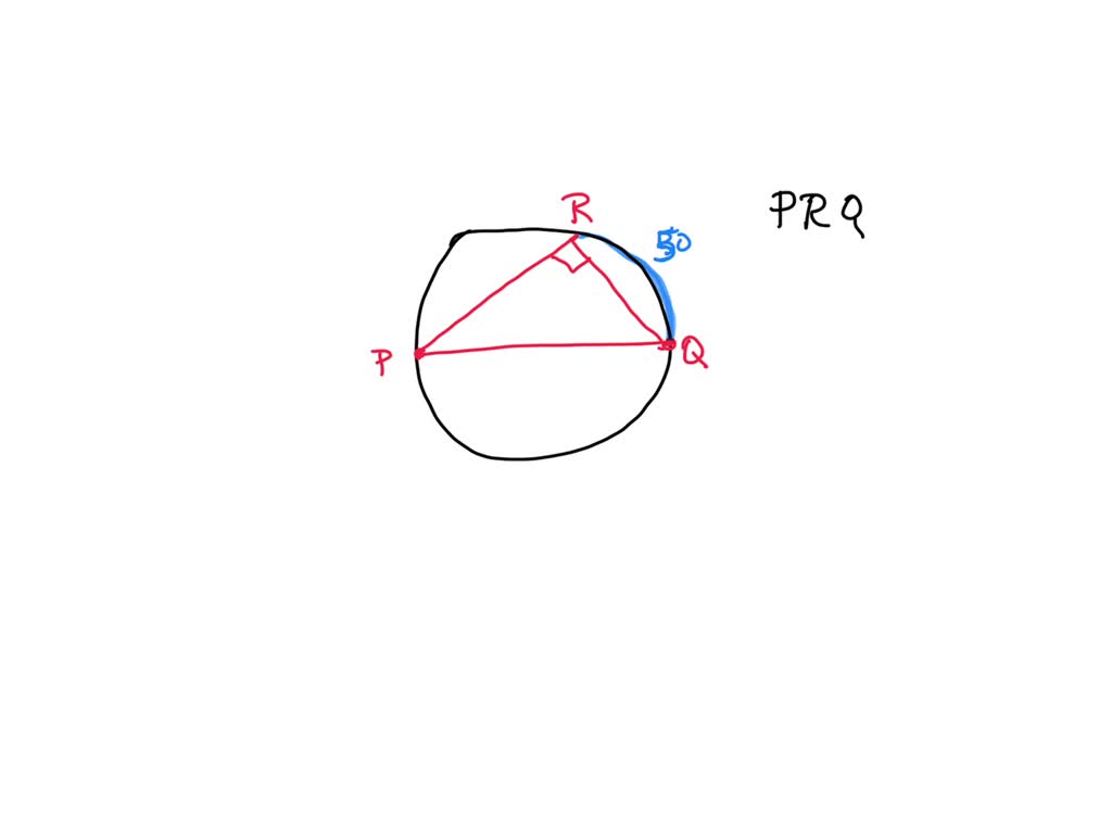 SOLVED: Zubin drew a circle with right triangle PRQ inscribed in it, as ...