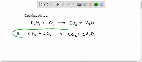 SOLVED: Write a balanced reaction equation for the combustion of ...