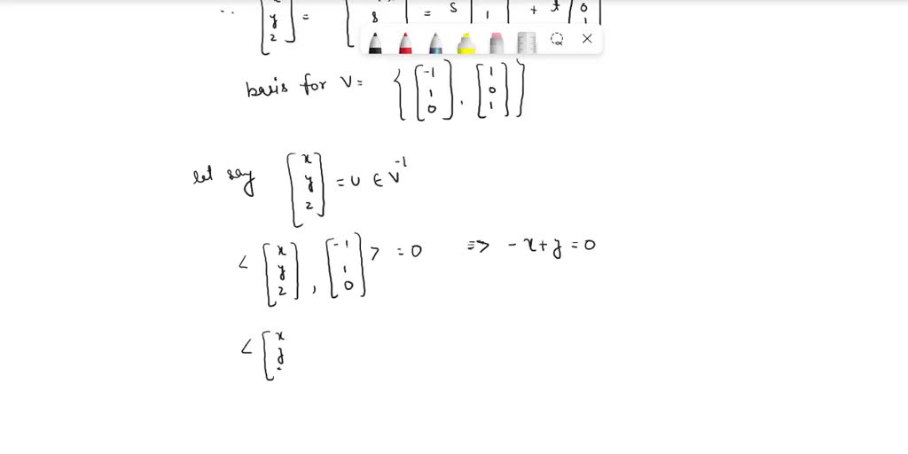 SOLVED: Let T RB R3 be the linear transformation defined by orthogonal ...