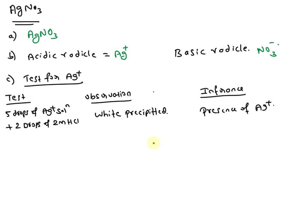 SOLVED: (AgNO3) 1. Write the correct chemical formula of the compound ...
