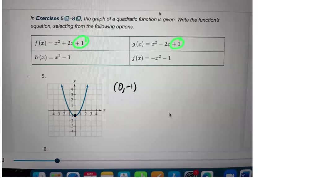 Which Equation Represents A Quadratic Function Tessshebaylo