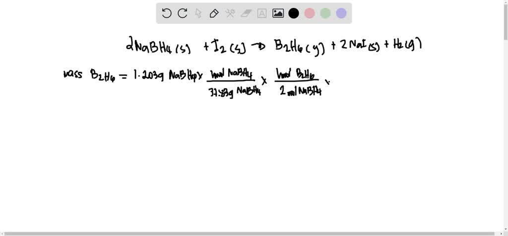 SOLVED: The valuable compound diborane, B2H6, can be made by the ...