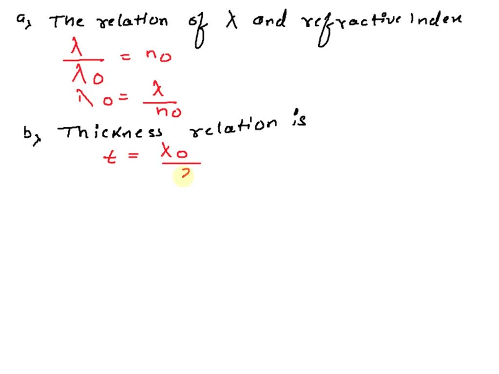 A thin layer of oil with an index of refraction n0 = 1.47 is floating ...