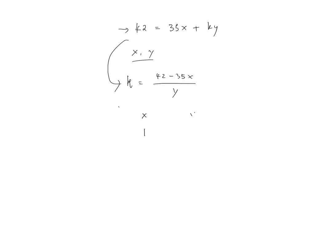 SOLVED: for which integer values of k does the following equation have ... SOLVED: for which integer values of k does the following equation have ...