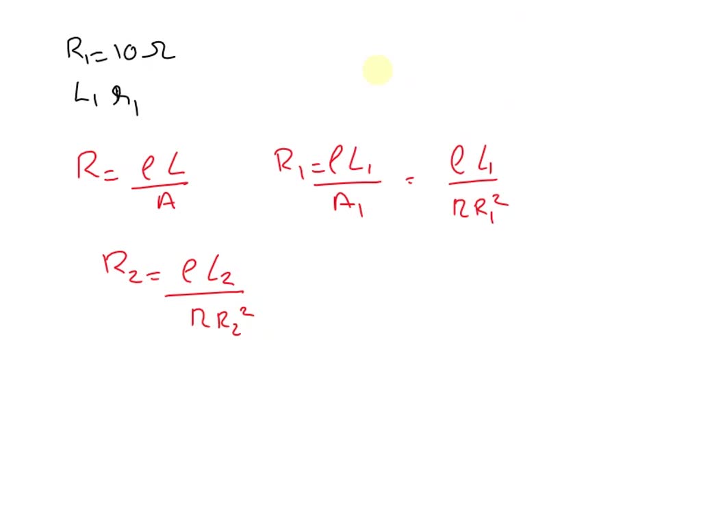 SOLVED: Two wire of resistance 10 ohm. What is the resistance of ...