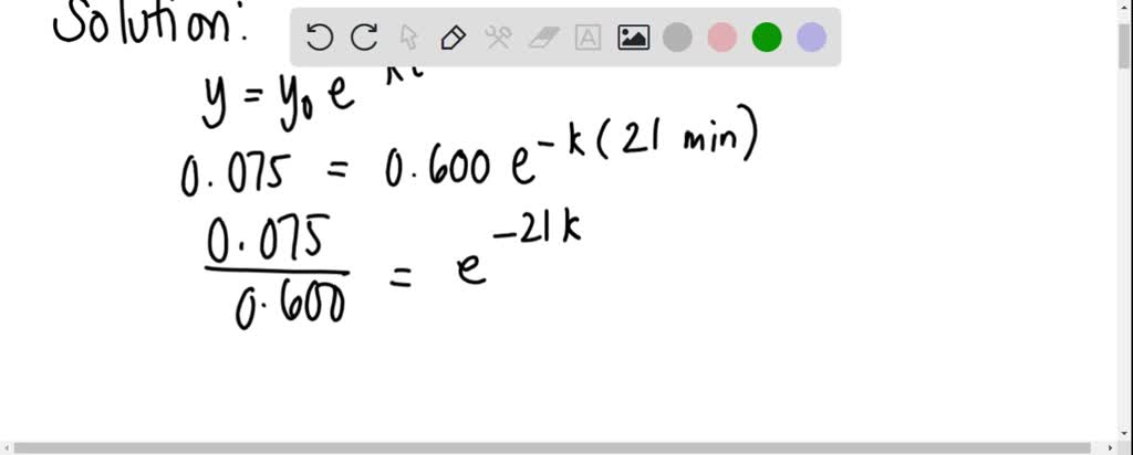 Solved The Following Decomposition Reaction Is A First Order Reaction With A Rate Constant Of 0