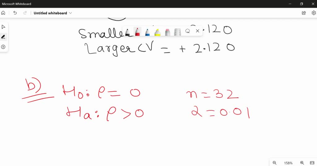 SOLVED: Determine the critical values that would be used in testing ...