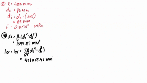 A steel strut as shown in the figure 1s rectangular in cross...