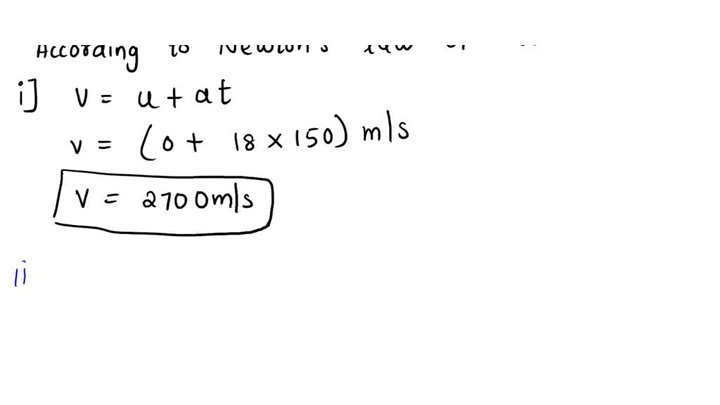 SOLVED: A Saturn V rocket is launched straight up with a constant ...