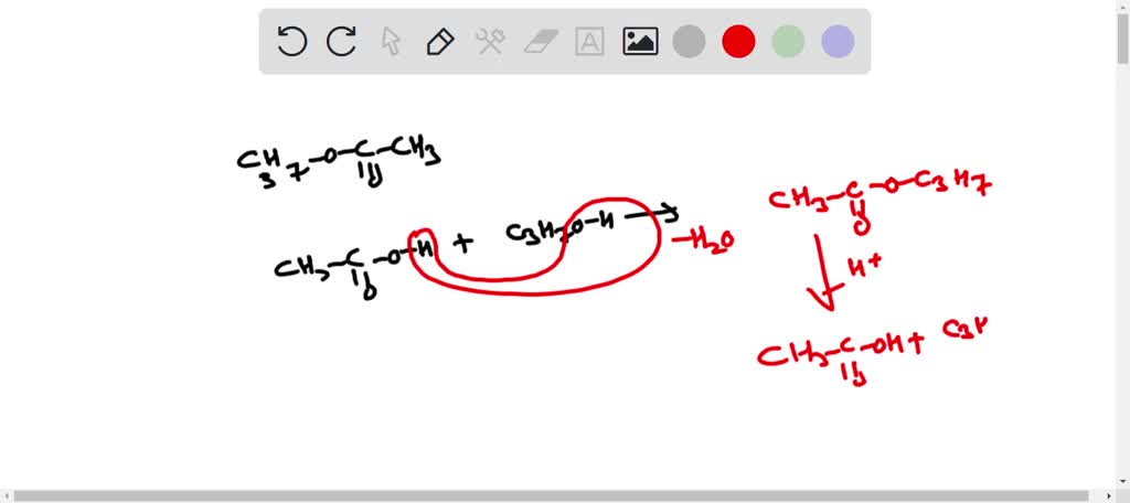 SOLVED: Propyl acetate is the ester that gives the odor and smell of ...