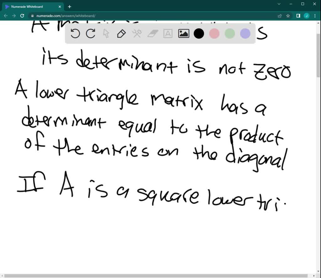 Solved An M × N Lower Triangular Matrix Is One Whose Entries Above The Main Diagonal Are 0 S
