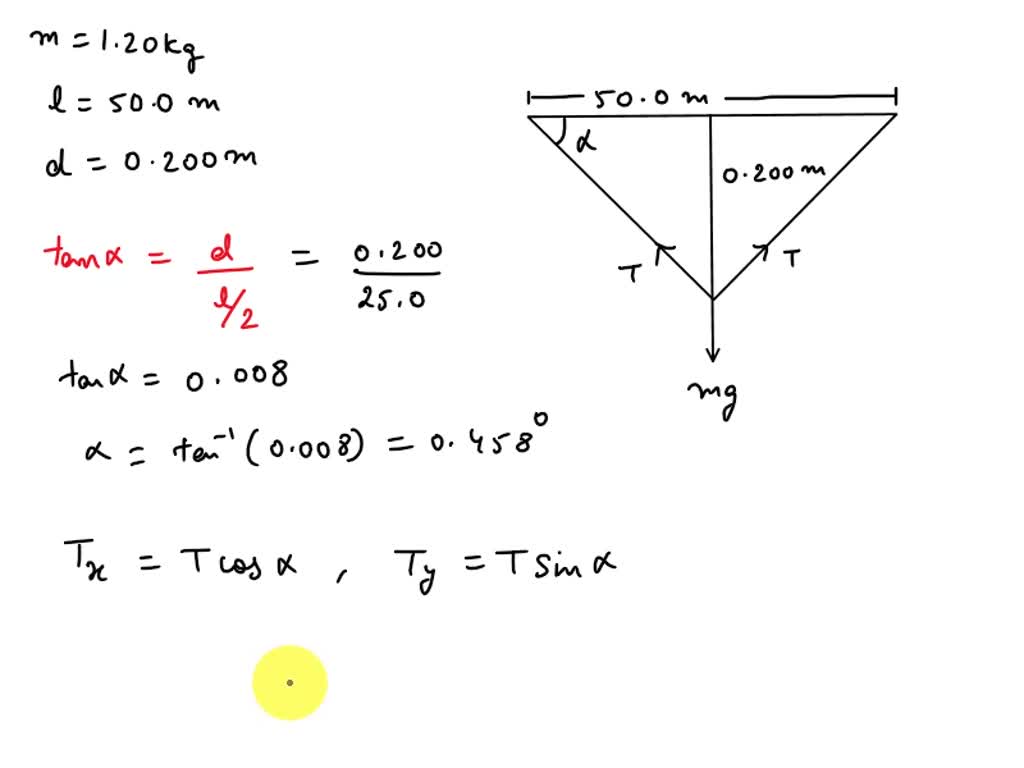 SOLVED: Q4. The distance between two telephone poles is 50.0 m. When a ...