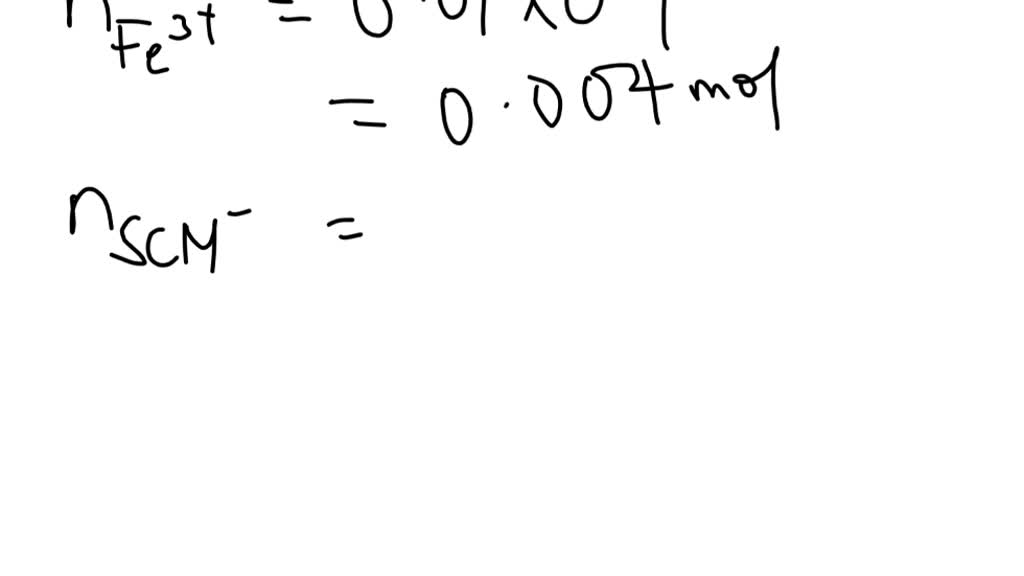 concentration iron(III) nitrate [Fe(NO3)3] (M ) 0.40000 Color of iron(III) nitrate yellow ...