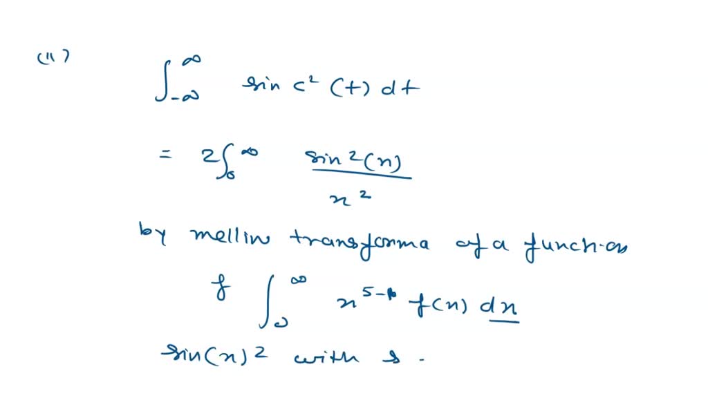 SOLVED: By using the properties of Fourier transformation, we can ...